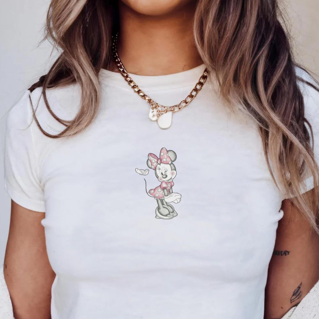 Minnie in Love Disney Baby Tee,disney Vacation Mickey Baby Tee,y2k 90s ...