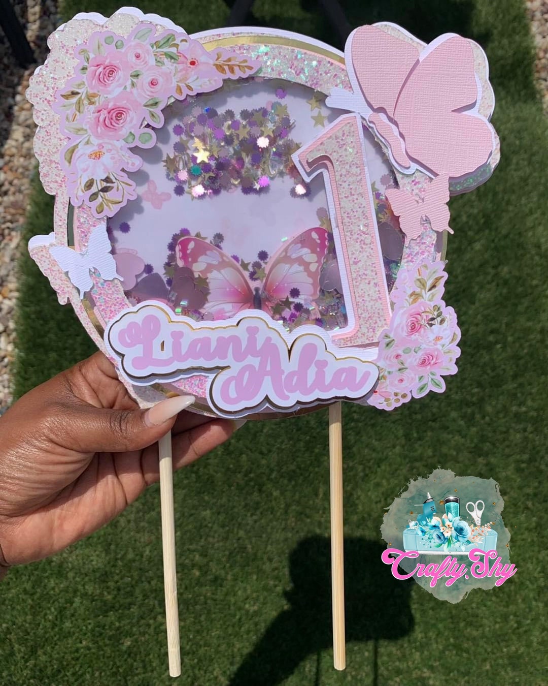 Custom Cake Topper Shaker / Personalized Cake Topper-17/ Custom Taxt ...