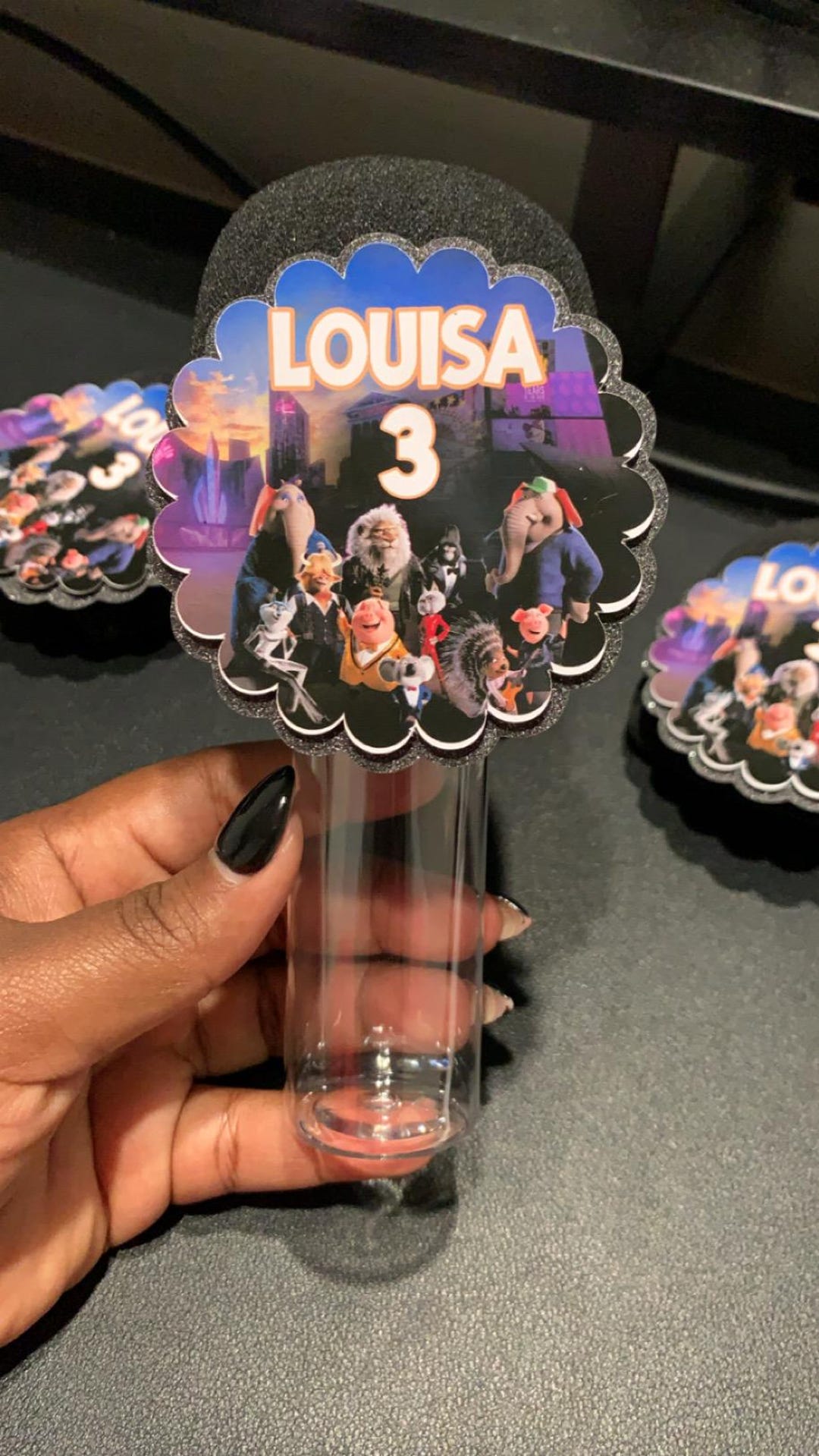 6 Packs Custom Caandy Microphones Party Favors Custom Karaoke Sing 2 ...