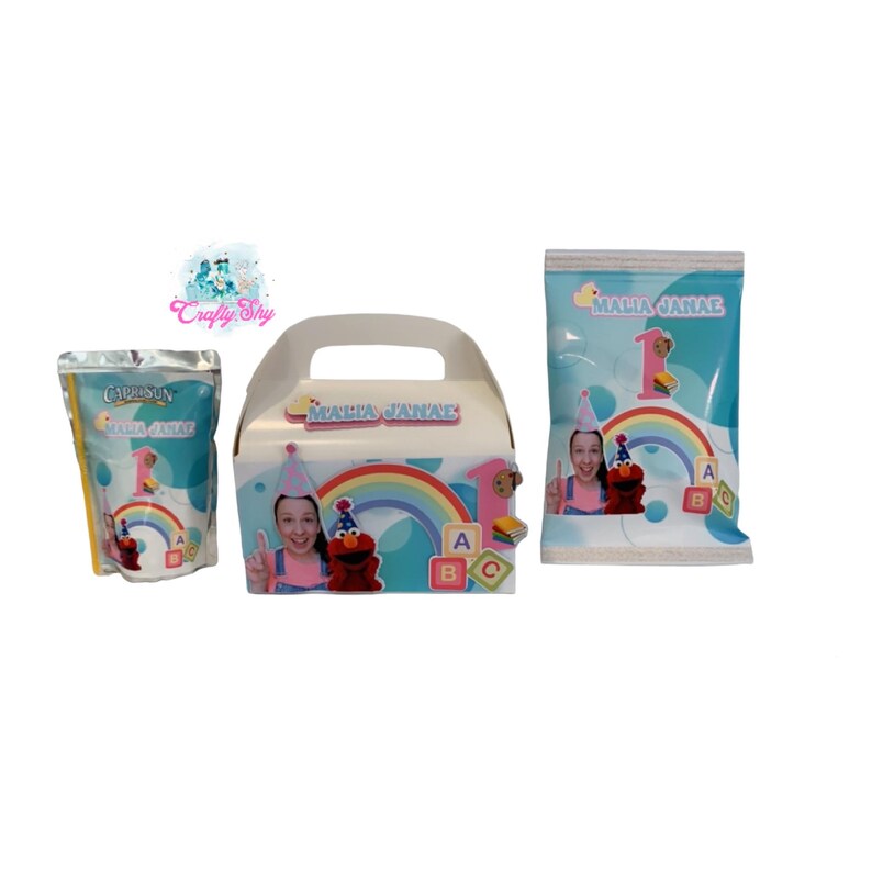 6 Pack Ms Rachel Gable Box, Miss Rachel Party Favor Box, Custom Favor ...