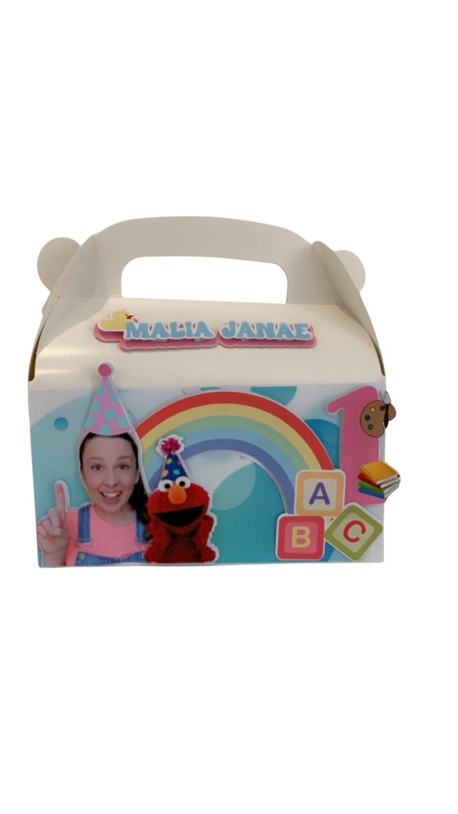 6 Pack Ms Rachel Gable Box, Miss Rachel Party Favor Box, Custom Favor ...