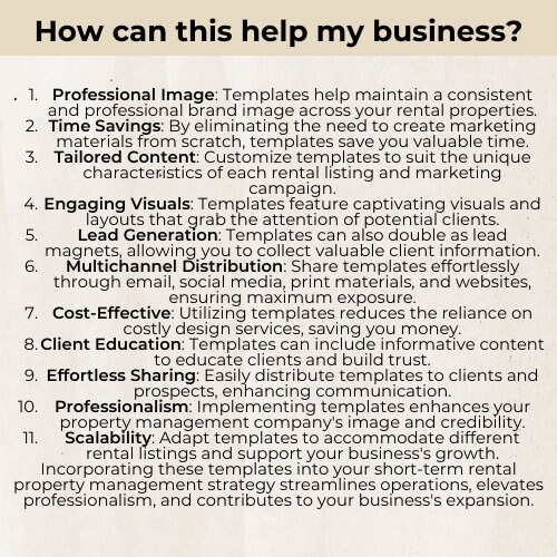 Airbnb House Rules Template, Property Management Vacation Rental House ...