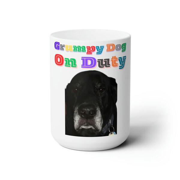 Grumpy Dog - Etsy