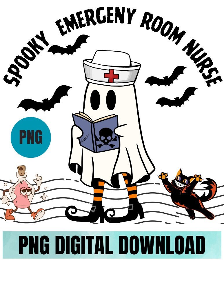 High Resolution PNG, Spooky Emergency Room Nurse, 357 Dpi, Best for ...