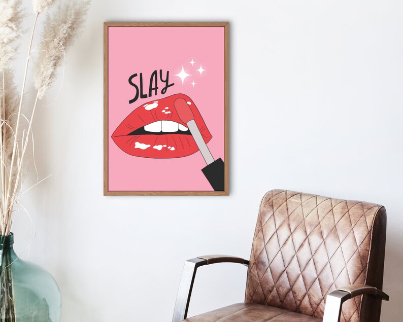 Slay Digital Art Download, Instant Download, Valentines Printable Art ...