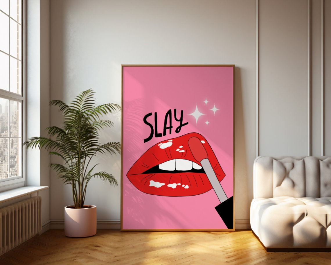 Slay Digital Art Download, Instant Download, Valentines Printable Art ...