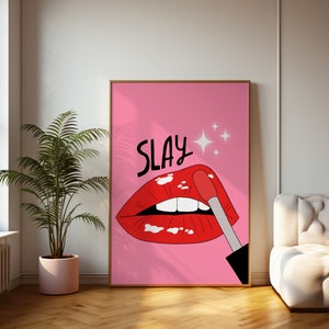 Slay Digital Art Download, Instant Download, Valentines Printable Art ...
