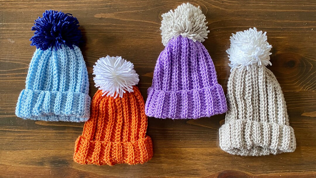 Lightweight Crocheted Stocking Hats - Newborn and Child Sizes - Etsy