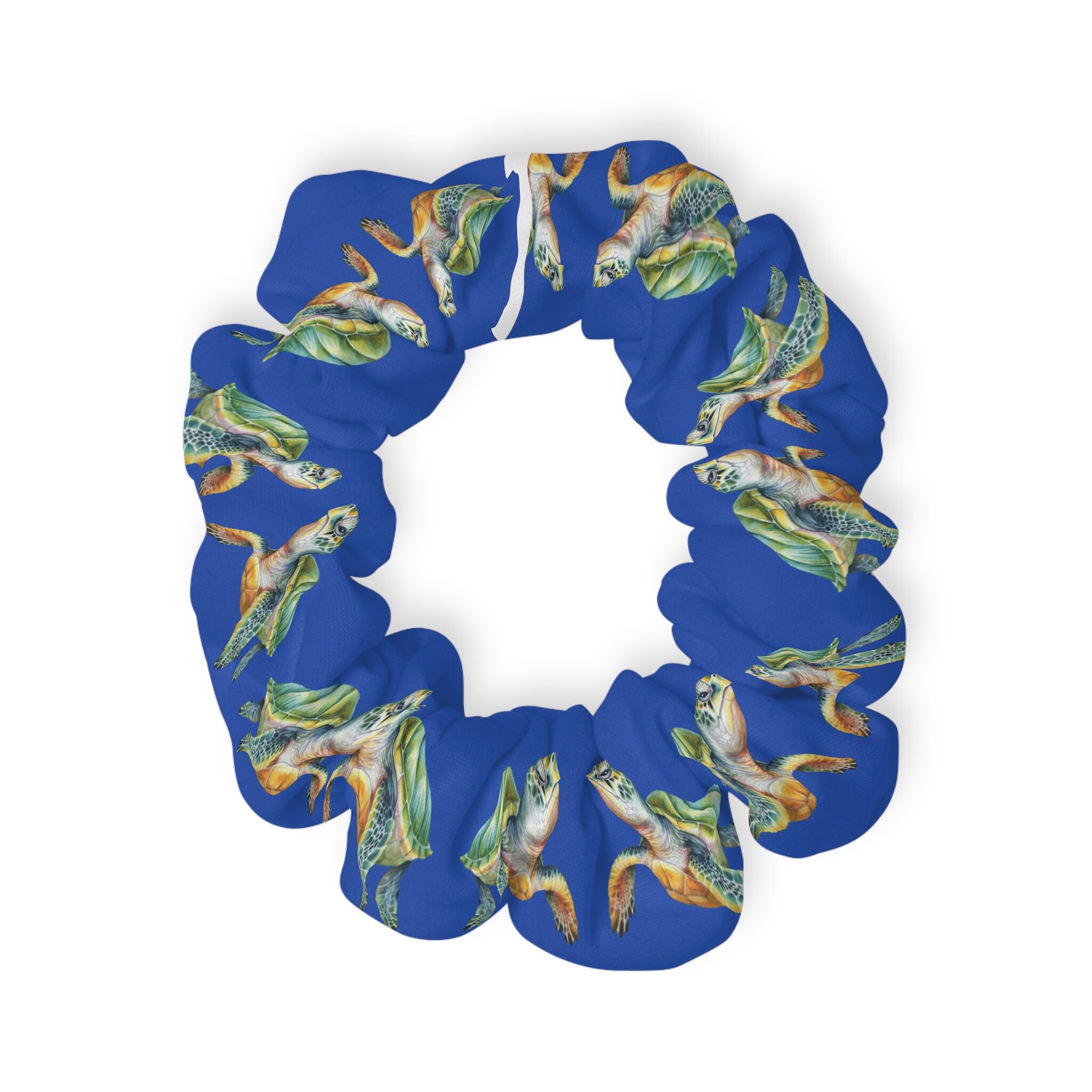 Turtle Scrunchie Ocean Animal Hair Accessory Sea Turtle Scrunchie ...