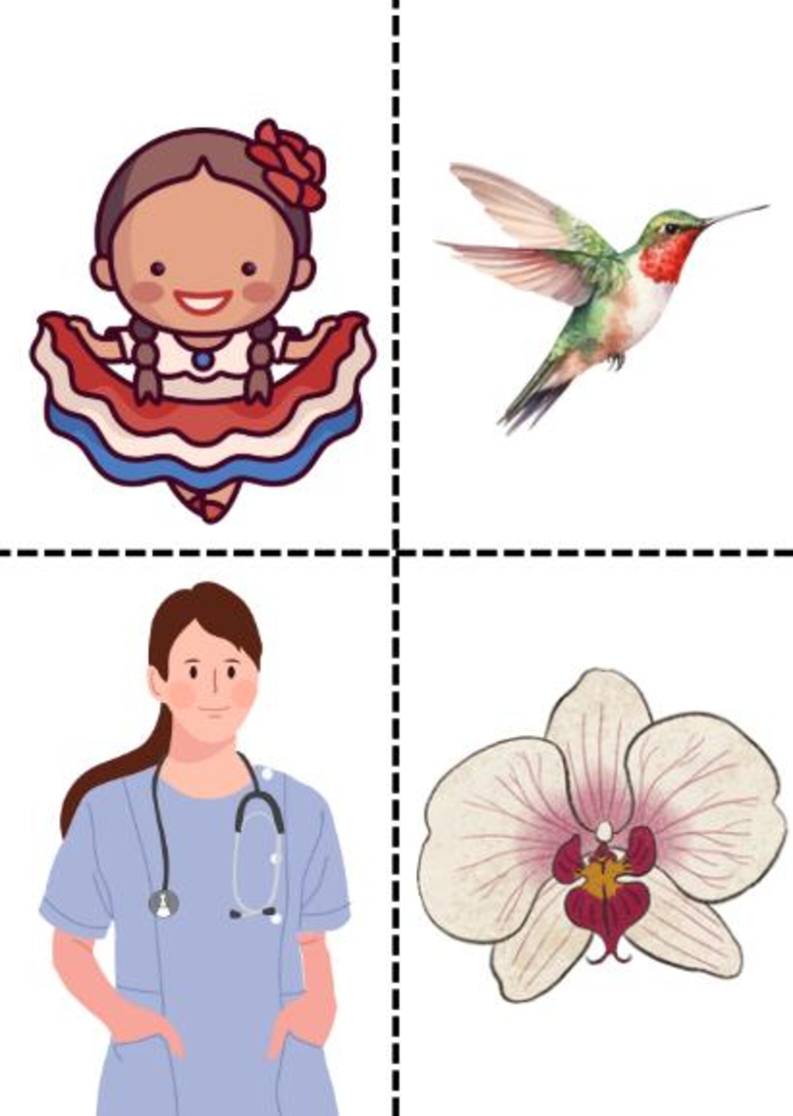 Costa Rica Bingo Game Printable Spanish Activity Hispanic Heritage ...