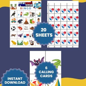 Panama Bingo Game Printable Spanish Activity Hispanic Heritage ...