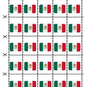 Mexico Bingo Game Printable Mexican Party Game Cultural Family Activity ...