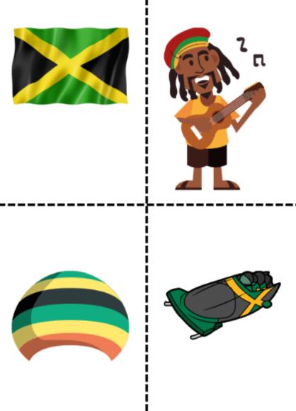 Jamaica Bingo Game Printable Caribbean Bingo Party Game for Kids and ...