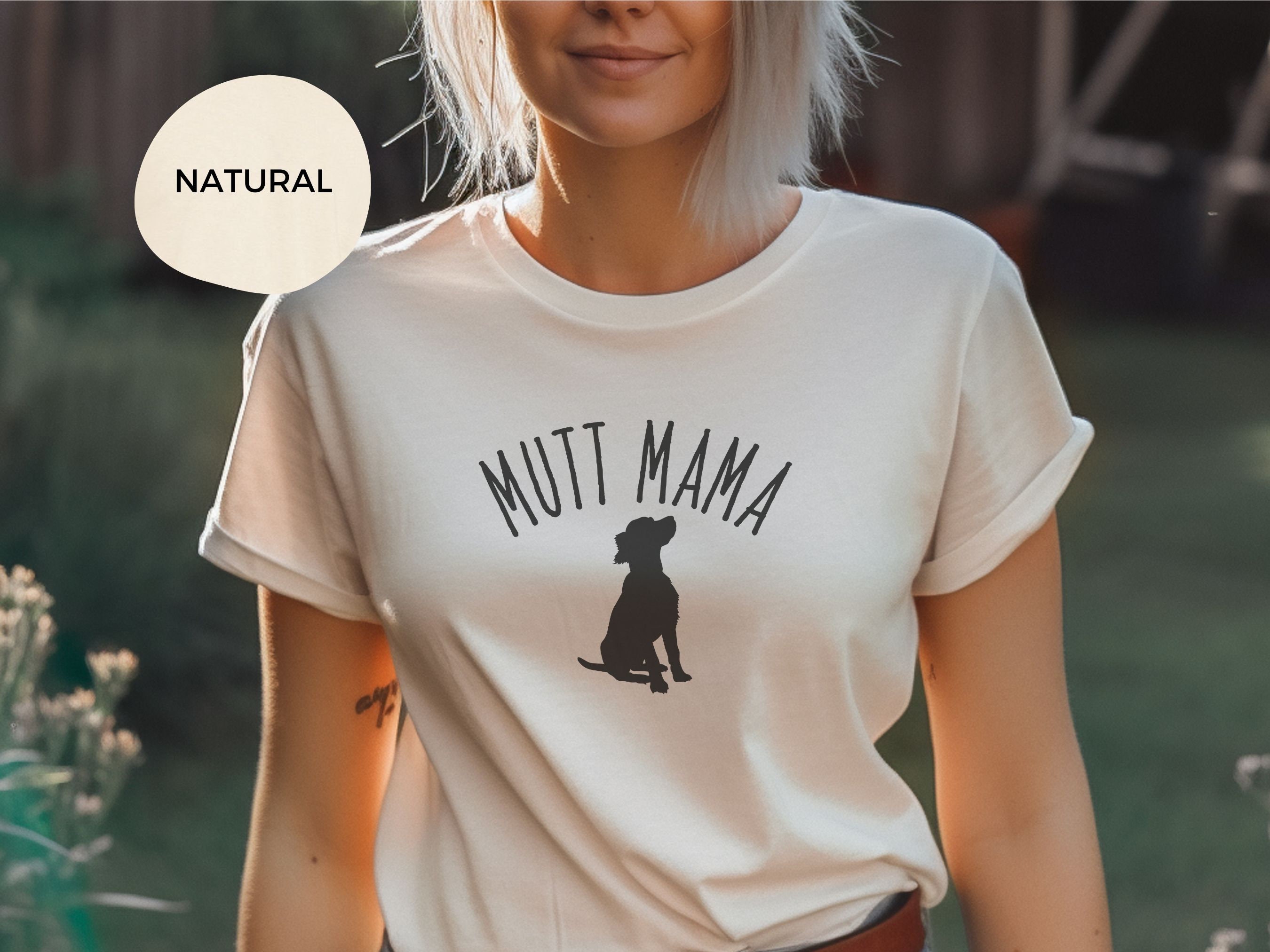 Mutt Mama, Mutt Mom Short Sleeves T-shirt, Cute Dog Shirt for Dog Mom ...