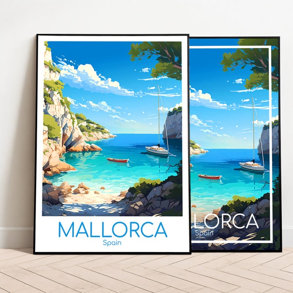 Mallorca Poster - Etsy