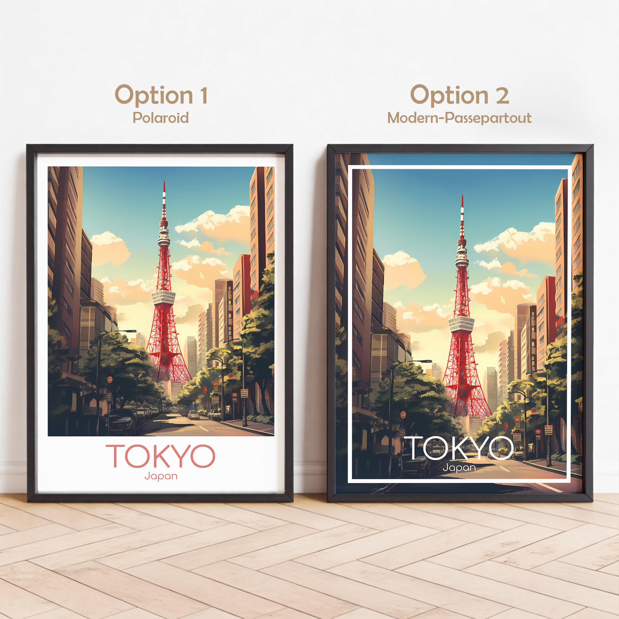 Tokyo Travel Poster Tokyo Poster Wall Art Japan Vintage Poster Travel ...