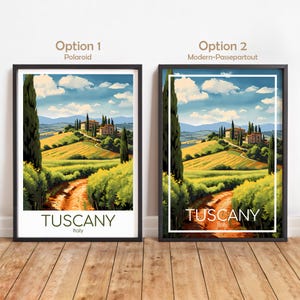 Tuscany Travel Poster Tuscany Poster Wall Art Italy Vintage Poster ...
