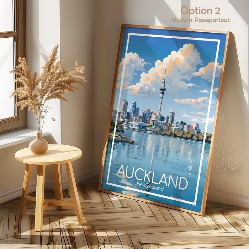Auckland Travel Poster Auckland Poster Wall Art Wall Art Australia ...