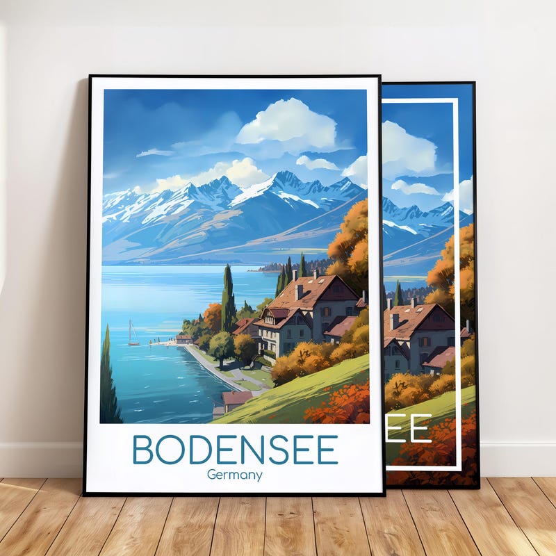 Poster Bodensee Poster - Etsy