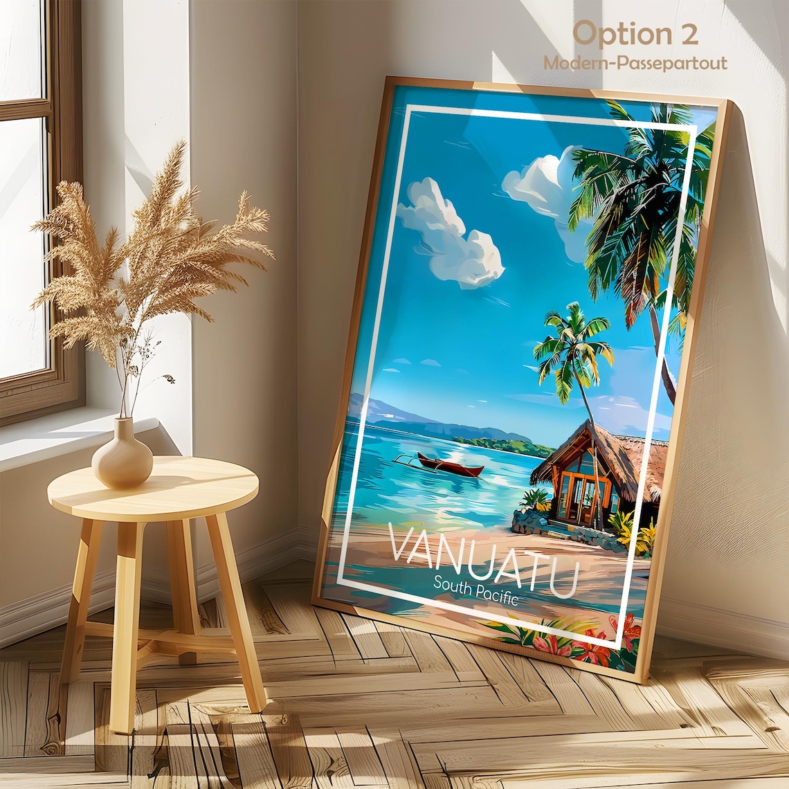 Vanuatu Travel Poster Vanuatu Poster Wall Art South Pacific Vintage ...
