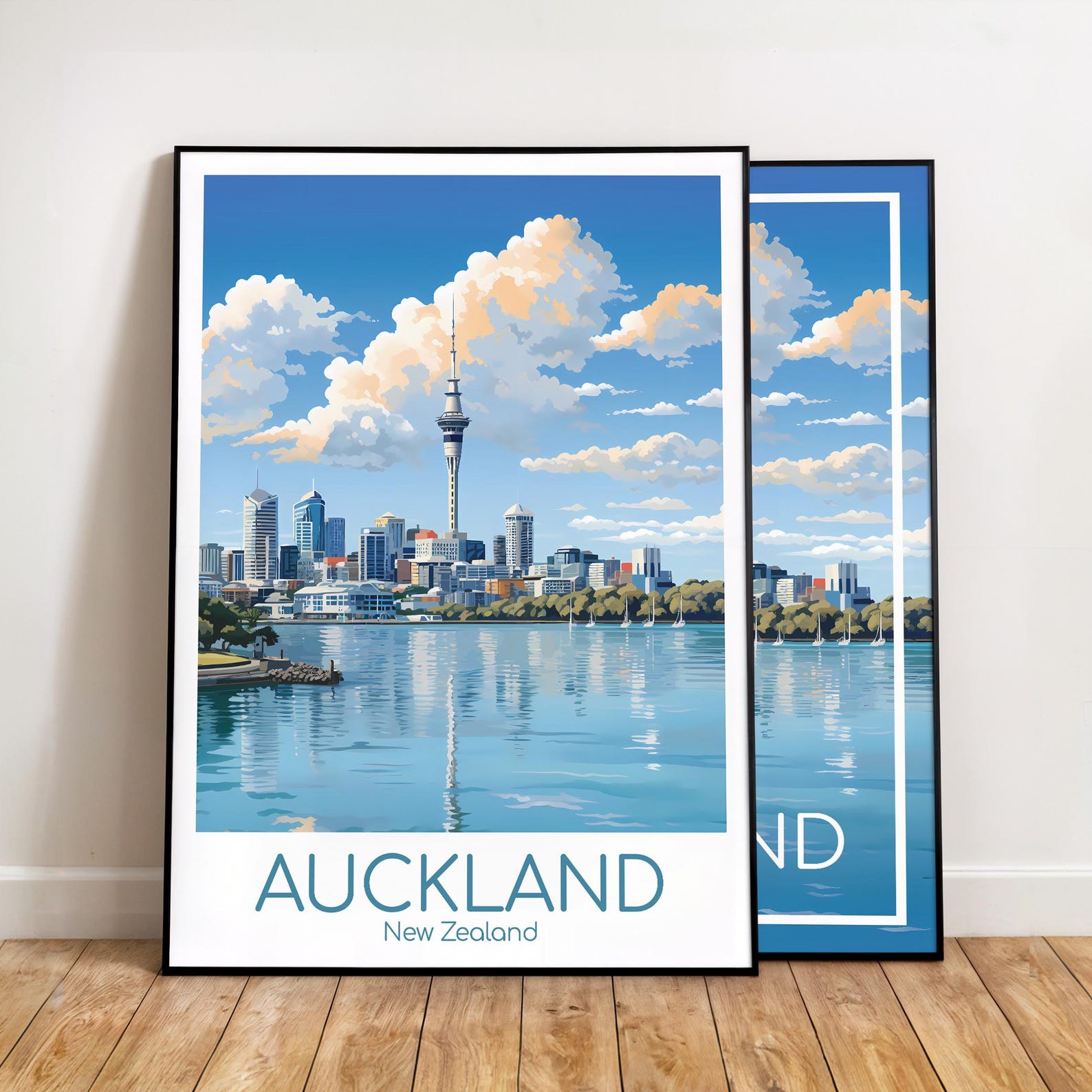 Auckland Travel Poster Auckland Poster Wall Art Wall Art Australia ...