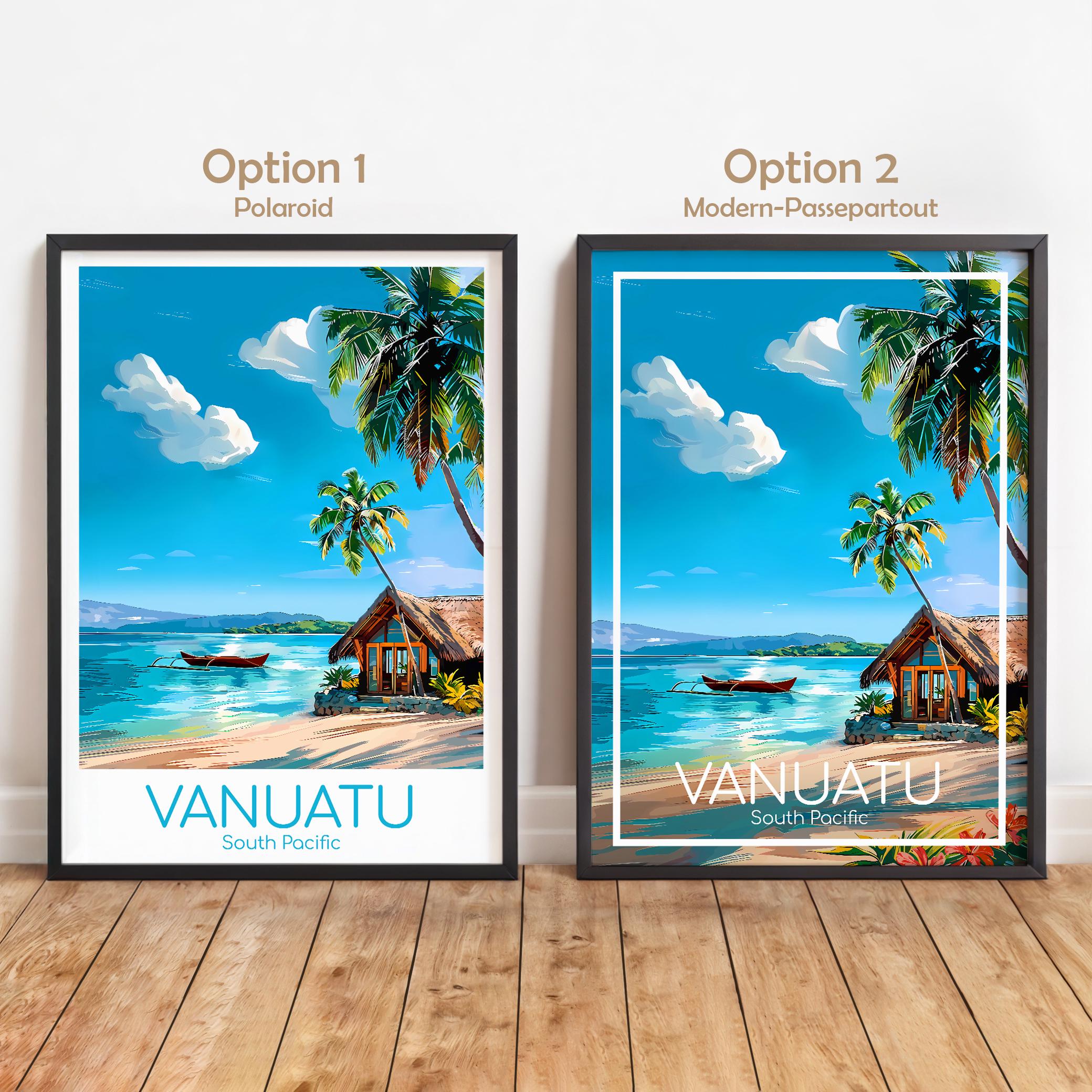 Vanuatu Travel Poster Vanuatu Poster Wall Art South Pacific Vintage ...