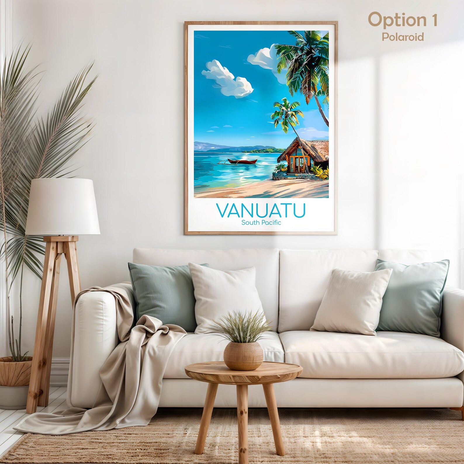 Vanuatu Travel Poster Vanuatu Poster Wall Art South Pacific Vintage ...