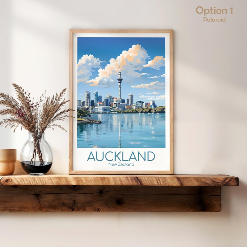Auckland Travel Poster Auckland Poster Wall Art Wall Art Australia ...
