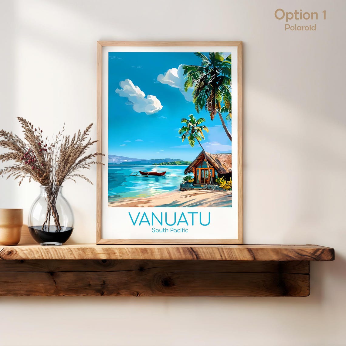 Vanuatu Travel Poster Vanuatu Poster Wall Art South Pacific Vintage ...