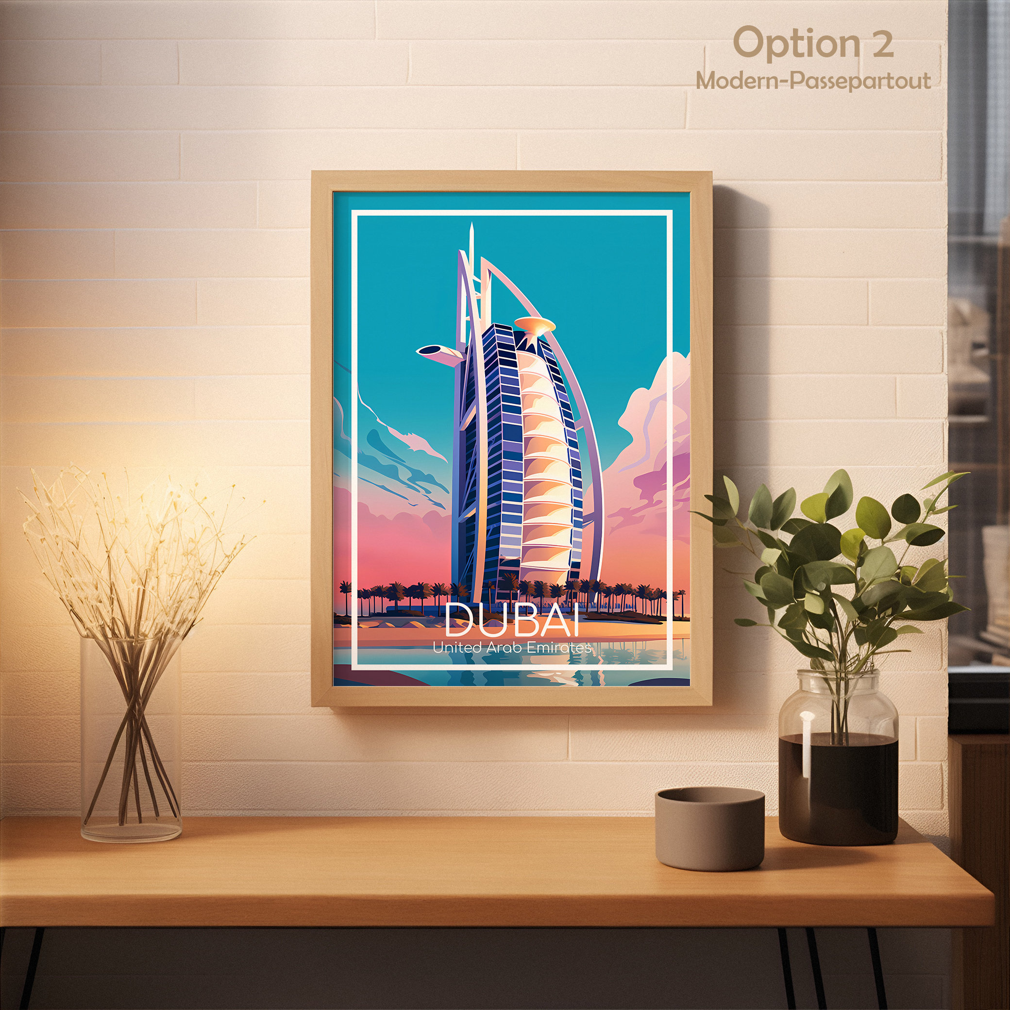Dubai Travel Poster Dubai Poster Wall Art UAE Vintage Poster Travel ...