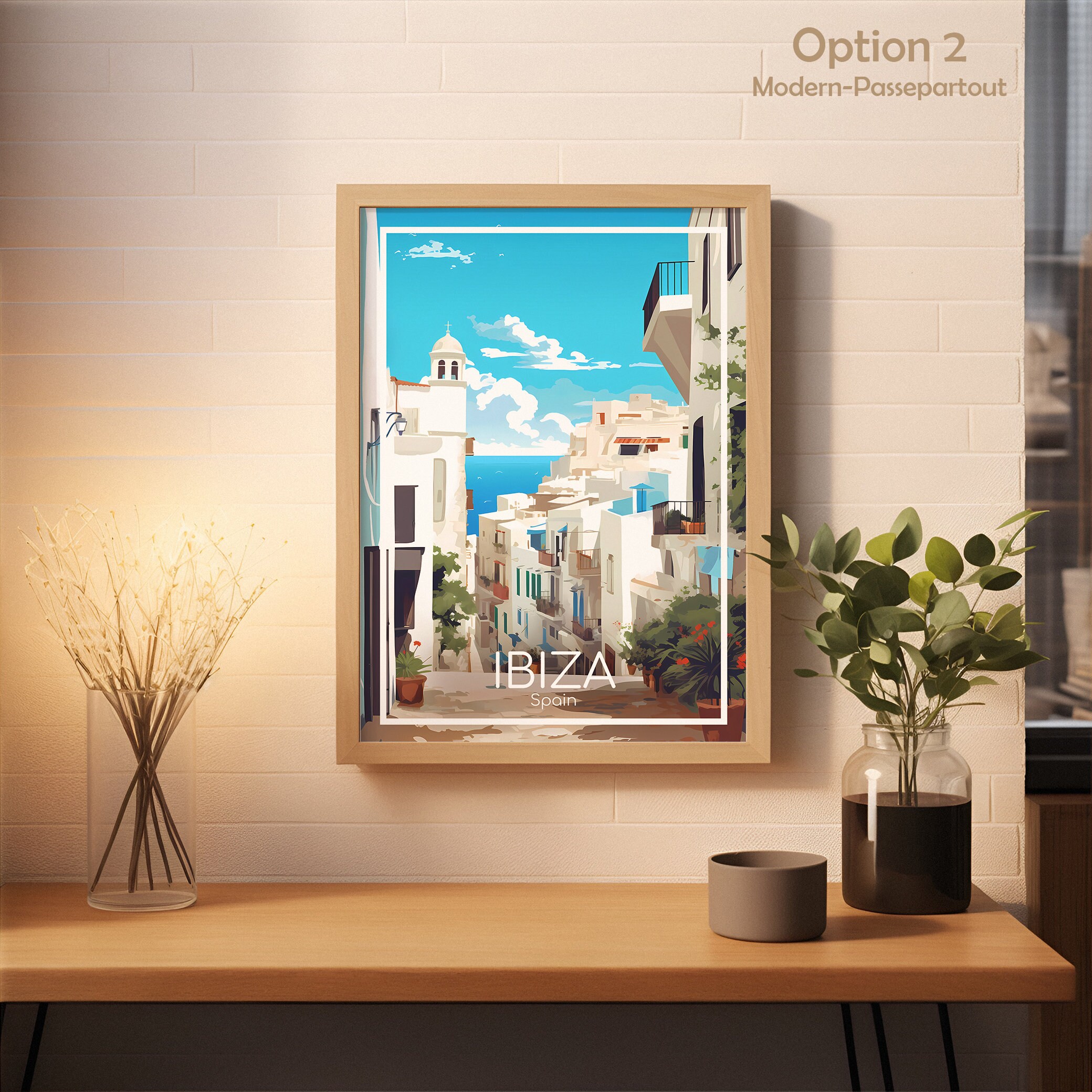 Ibiza Travel Poster Ibiza Poster Wall Art Spain Vintage Poster Ibiza Travel Poster Gift Ibiza ...