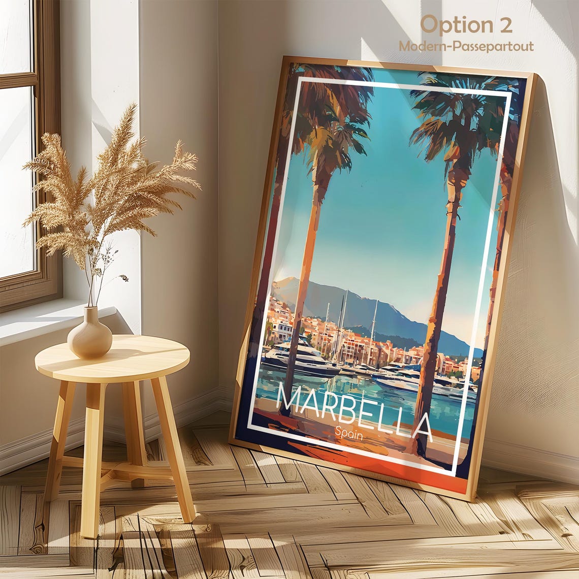Marbella Travel Poster Marbella Poster Wall Art Spain Vintage Poster ...