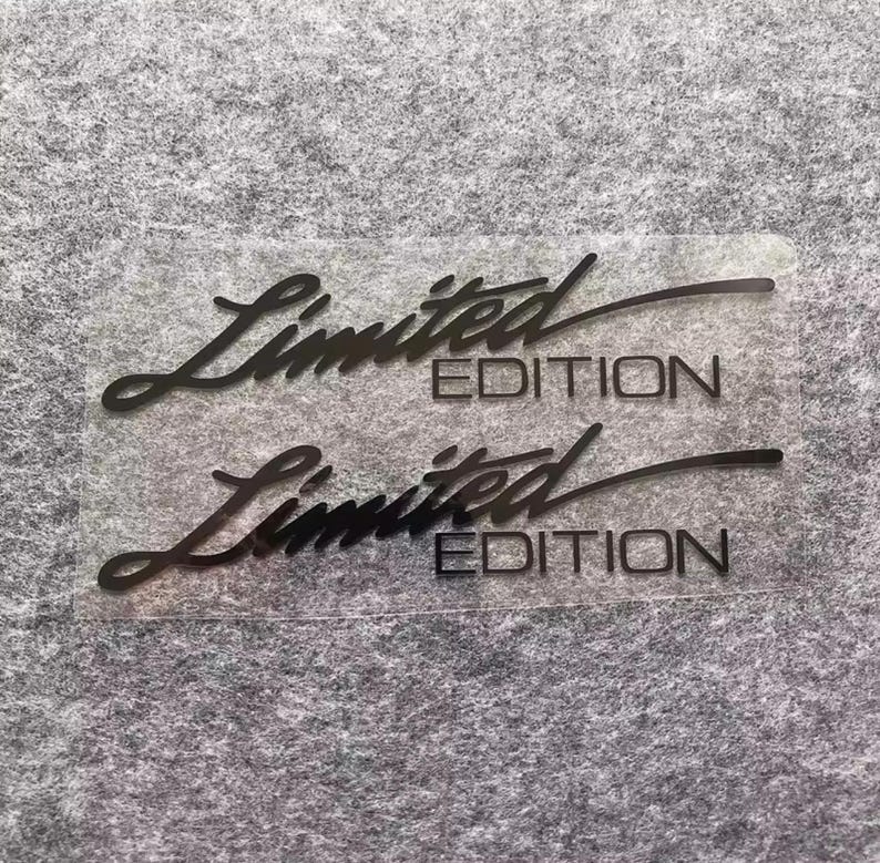 2 X LIMITED EDITION Vinyl Car Decal Window Sticker Car-styling Decal ...