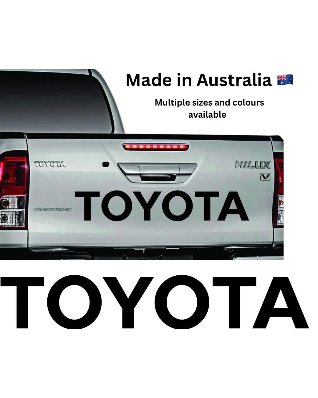 TOYOTA - 150-300mm - Vinyl Sticker Decal - Etsy