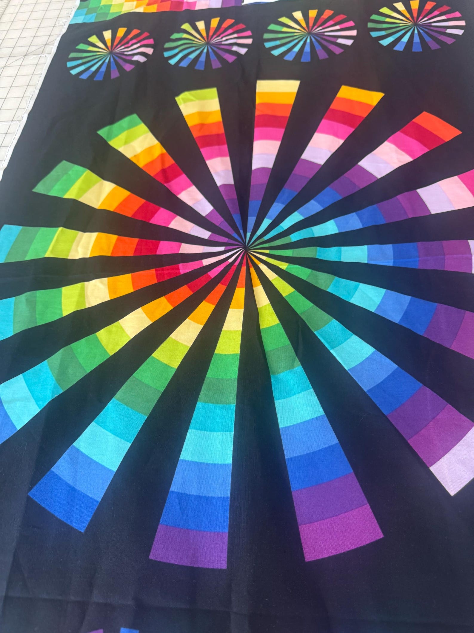 Colorworks Concepts Color Wheel Panel Fabric by Northcott Fabrics for ...