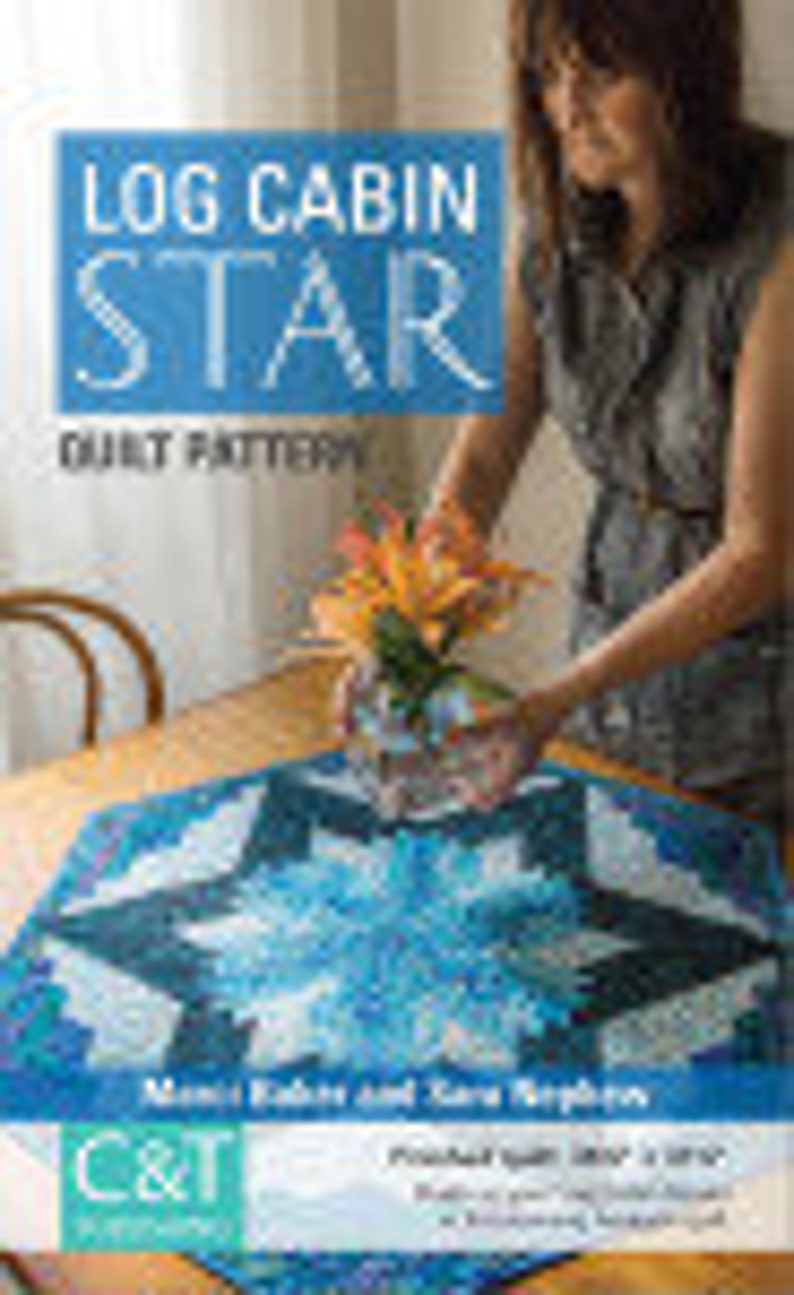 Log Cabin Star Quilt Pattern - Etsy Canada