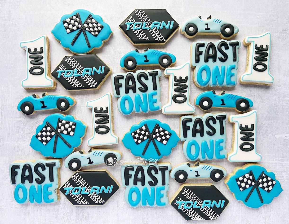 2 Fast Birthday Cookies, Race Car Birthday, Growing Two Fast, Race Car ...