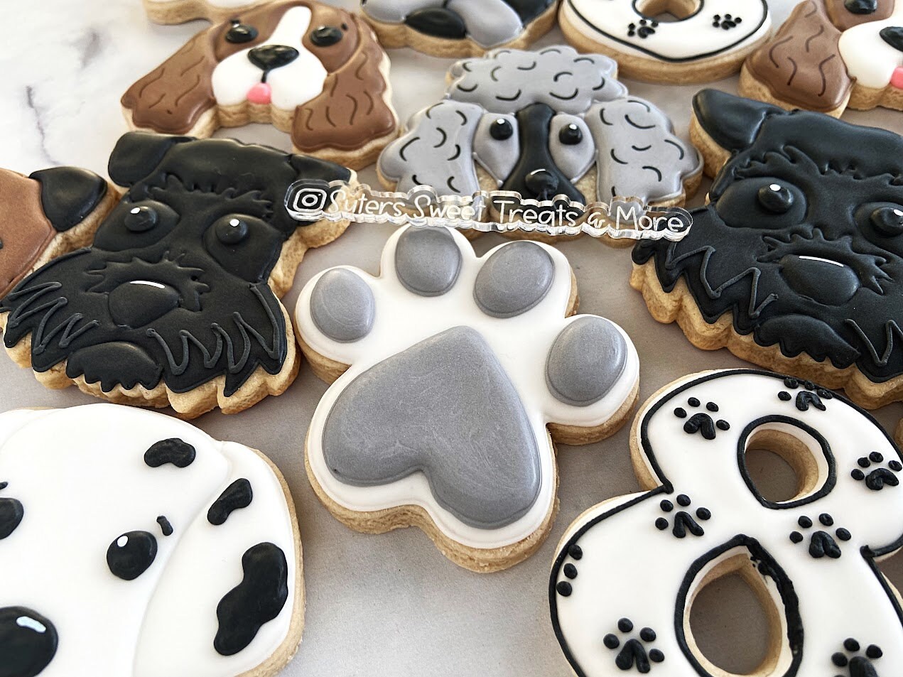 Dog Breed Decorated Cookies: Puppy Birthday Party Favors - Etsy