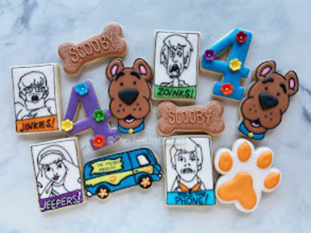 Scoob Snack, Scoobydo Cookies, Scoob Party Favors, Decorated Cookies ...