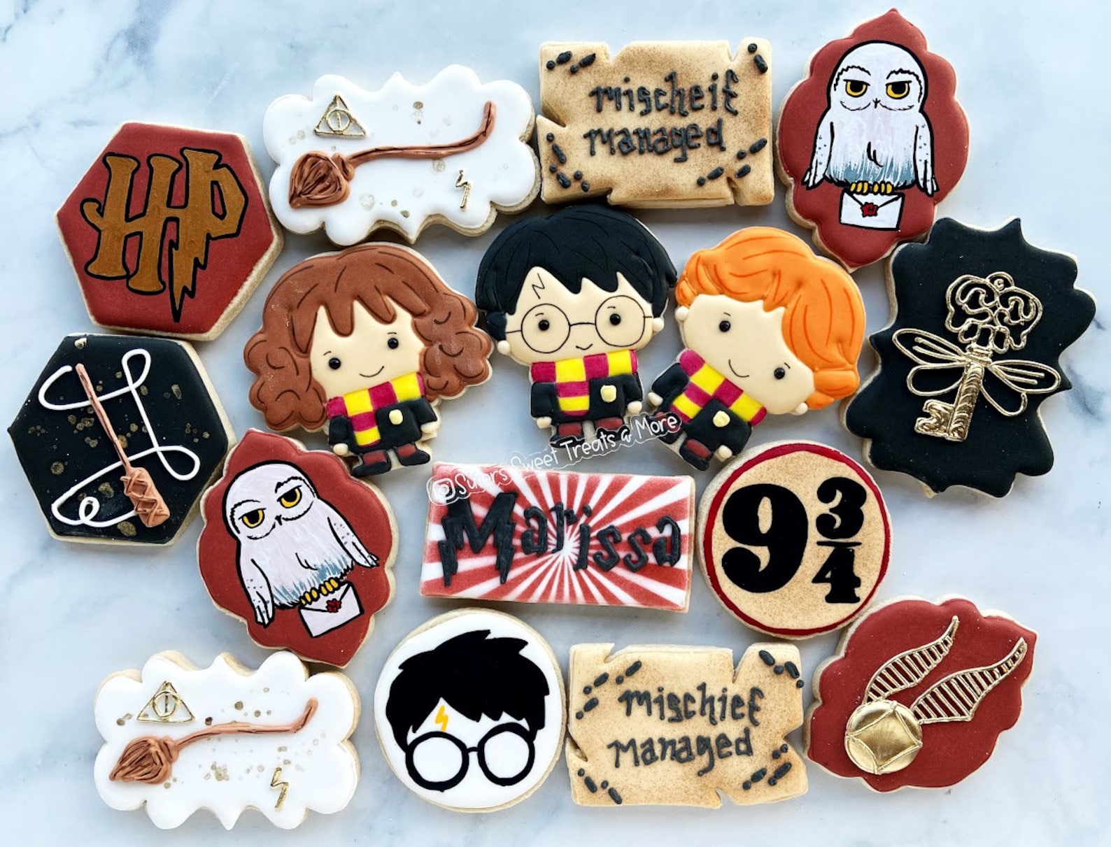 Custom Designed Cookies, Wizard Cookies, Wizard Birthday Party, Wands ...