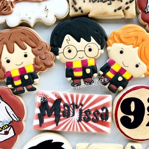 Custom Designed Cookies, Wizard Cookies, Wizard Birthday Party, Wands ...