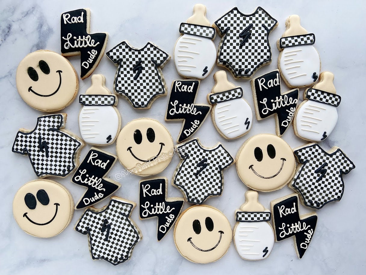 Rad Little Dude Decorated Cookies, Cookies, Custom Designs, Rad Like ...
