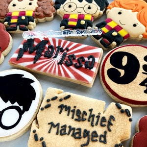 Custom Designed Cookies, Wizard Cookies, Wizard Birthday Party, Wands ...