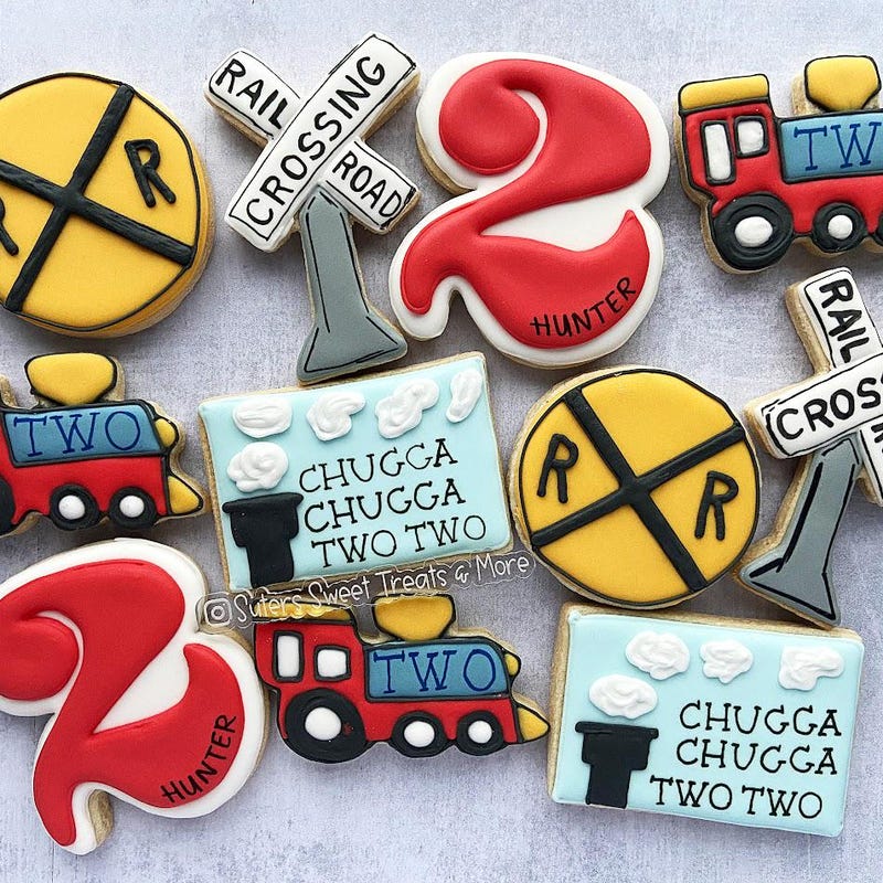 Train Cookies - Etsy