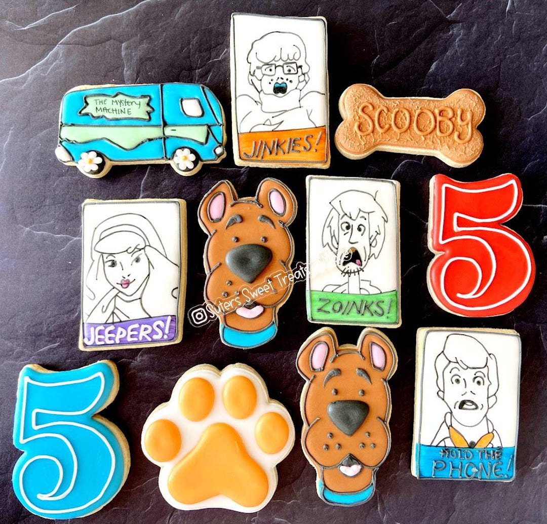 Scoob Snack, Scoobydo Cookies, Scoob Party Favors, Decorated Cookies ...