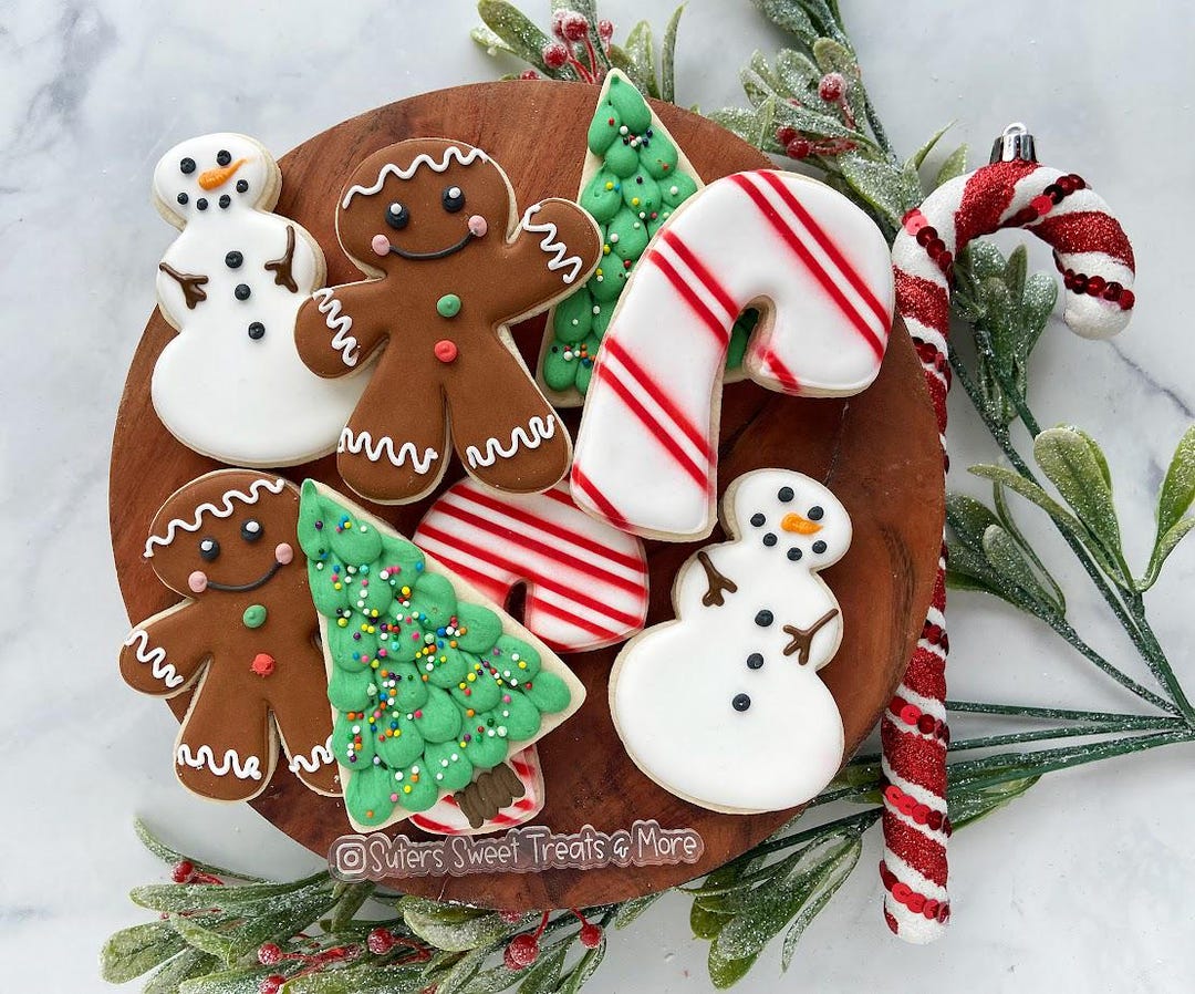 Christmas Decorated Cookies, Iced Christmas Cookies, Holiday Cookies ...