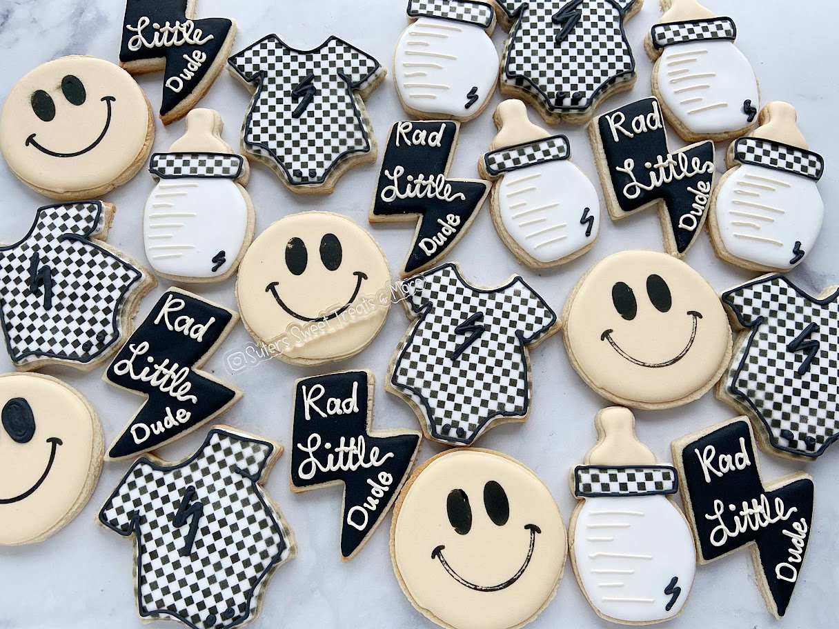 Rad Little Dude Decorated Cookies, Cookies, Custom Designs, Rad Like ...
