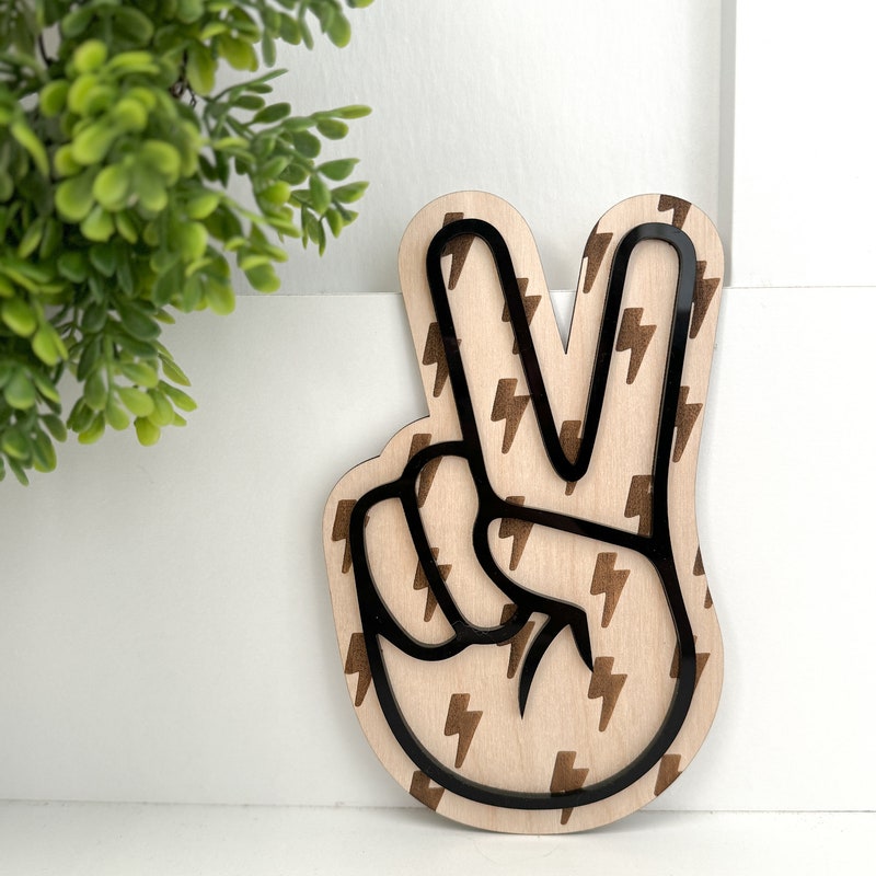 Peace Sign Decor - Etsy