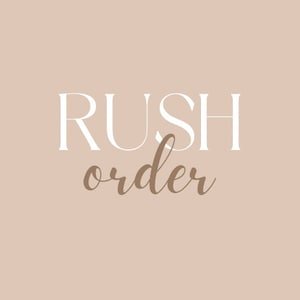 Rush Order - Etsy