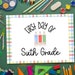 Printable First Day of School Sign | Back to School Photo Prop Sign ...